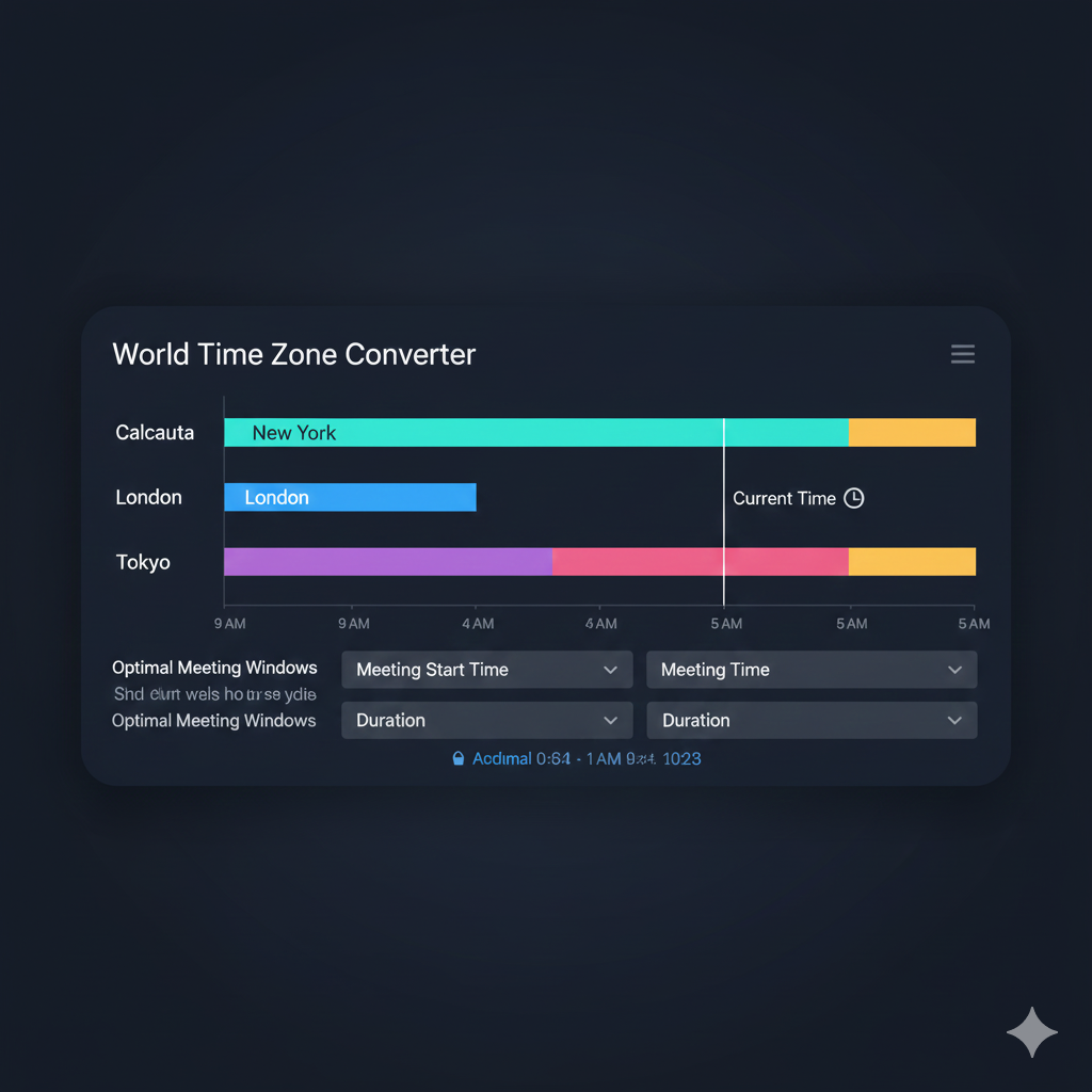 Free World Time Zone Converter - Meeting Planner & Visual Timeline ...